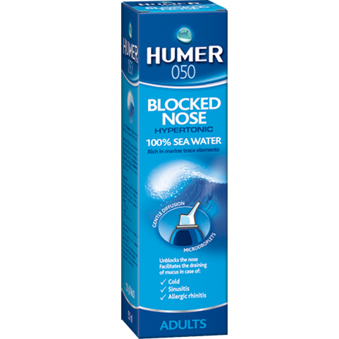 Humer Blocked Nose Hypertonic Nasal Spray 50ml | Shield Drugstore Online